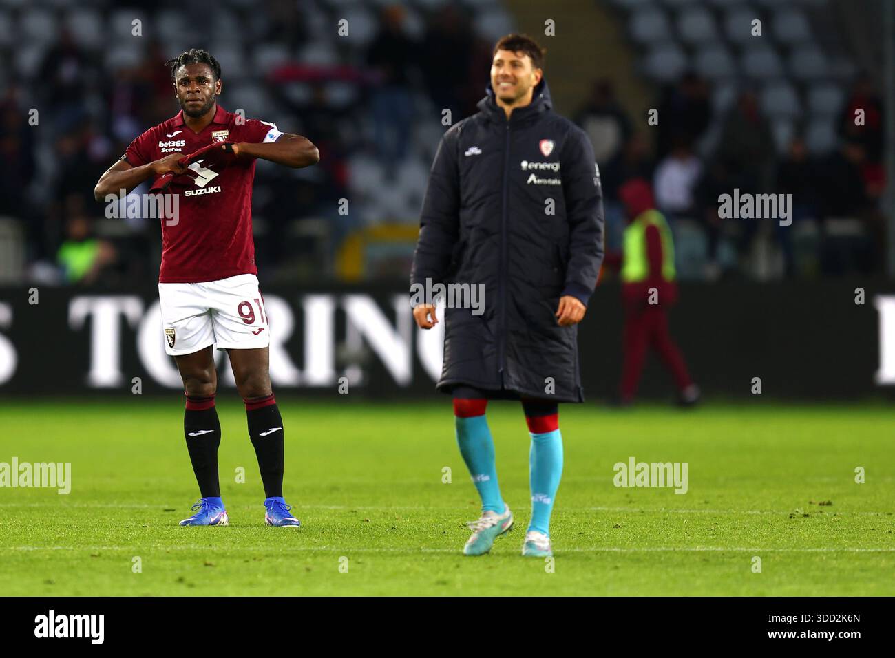 Duvan Zapata of Torino Fc looks dejected during the Serie A match ...