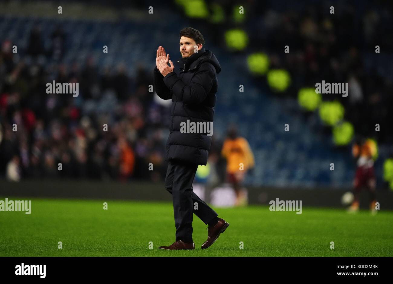 Rangers manager Danny Rohl following the William Hill Premiership match ...