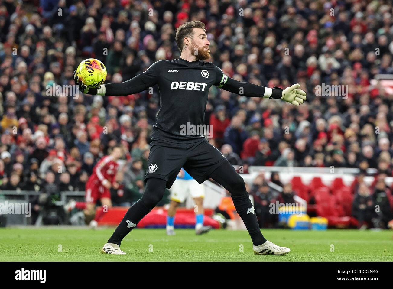 Wolverhampton Wanderers goalkeeper Jose Sa in action during the Premier ...