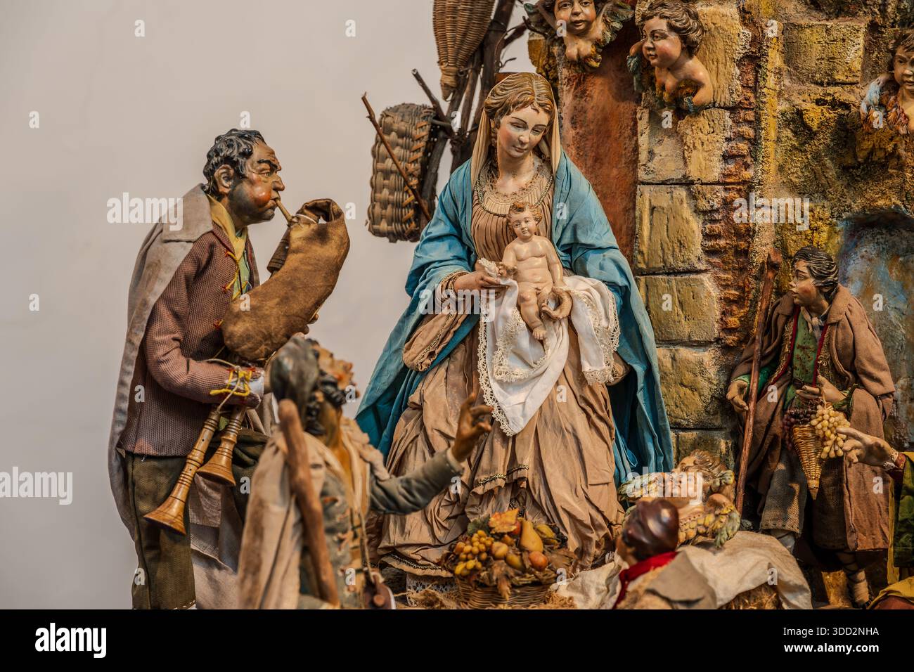 The Neapolitan nativity scene (in Neapolitan 'o presebbio) is a ...