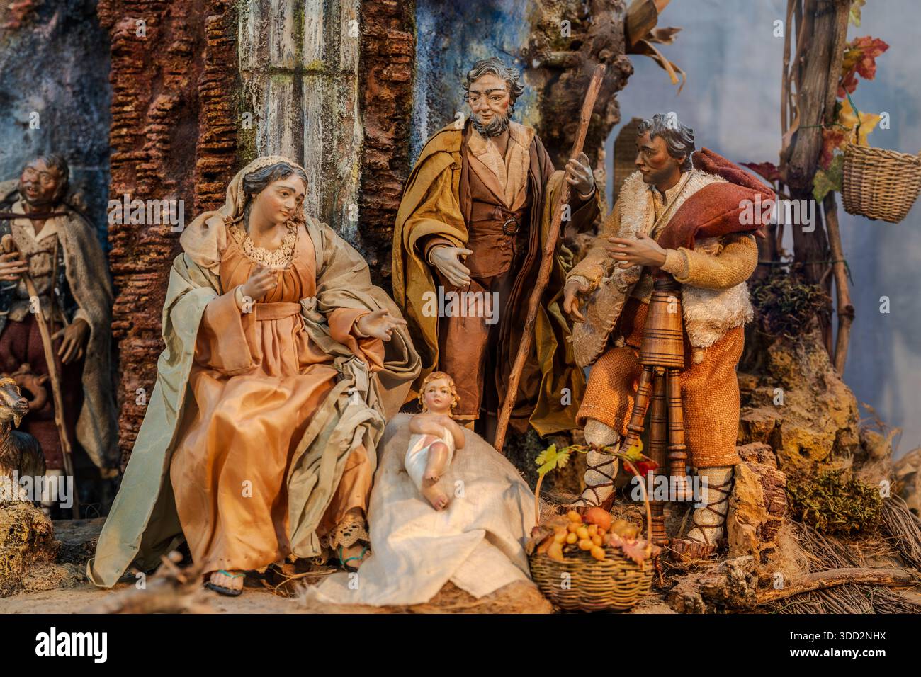 The Neapolitan nativity scene (in Neapolitan 'o presebbio) is a ...
