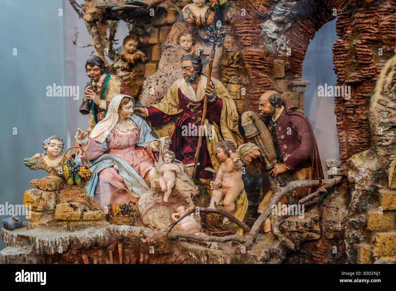 The Neapolitan nativity scene (in Neapolitan 'o presebbio) is a ...