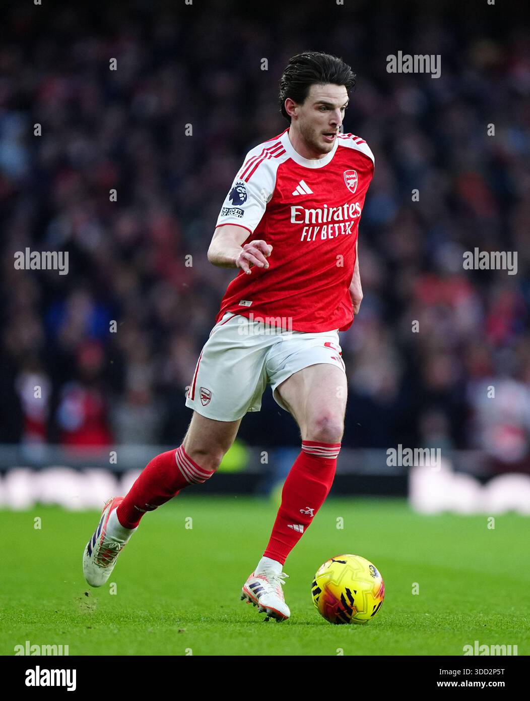 Arsenal's Declan Rice during the Premier League match at the Emirates ...