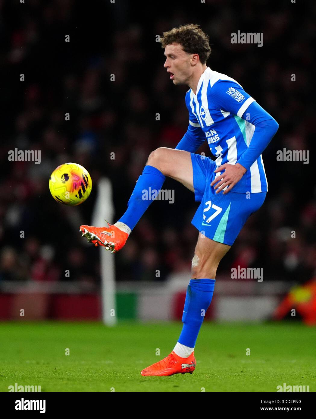 Brighton and Hove Albion's Mats Wieffer during the Premier League match ...