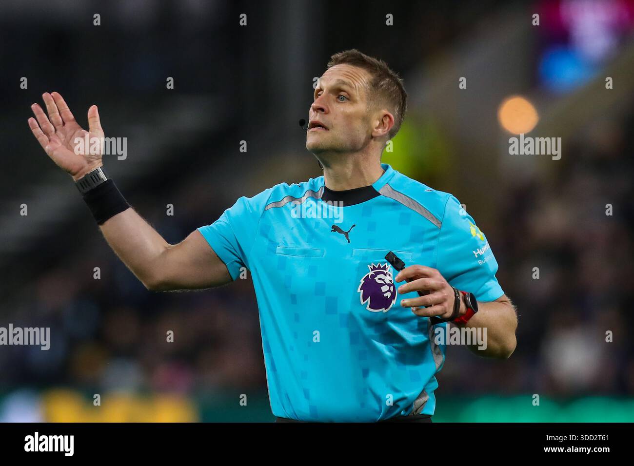 Referee Craig Pawson during the Burnley v Everton Premier League match ...