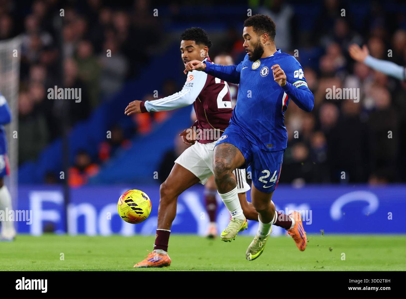 London, England, 27th December 2025. Ian Maatsen of Aston Villa and ...