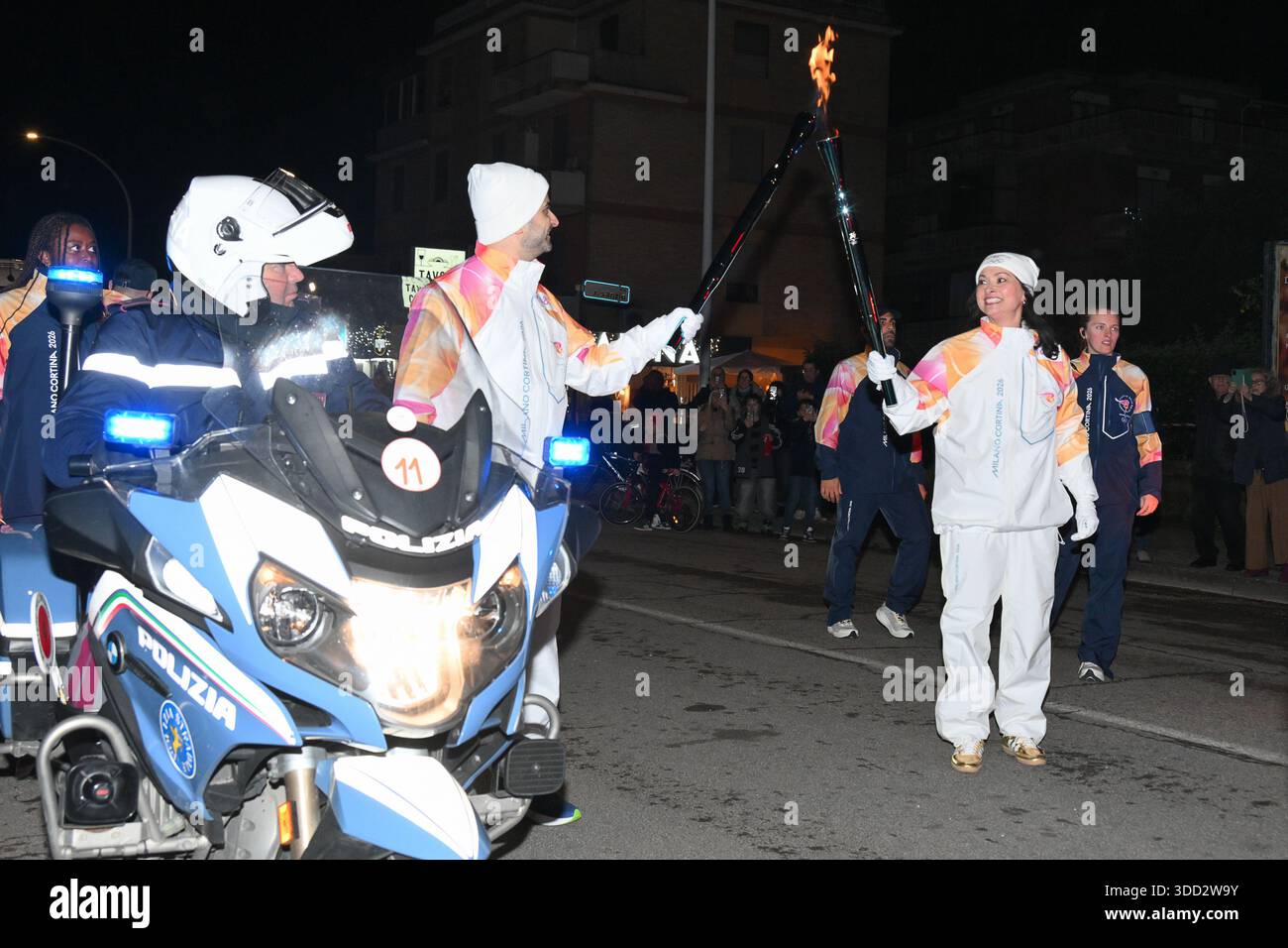 Piazza della Libertà, Latina, Italy - during Journey of the Olympic ...