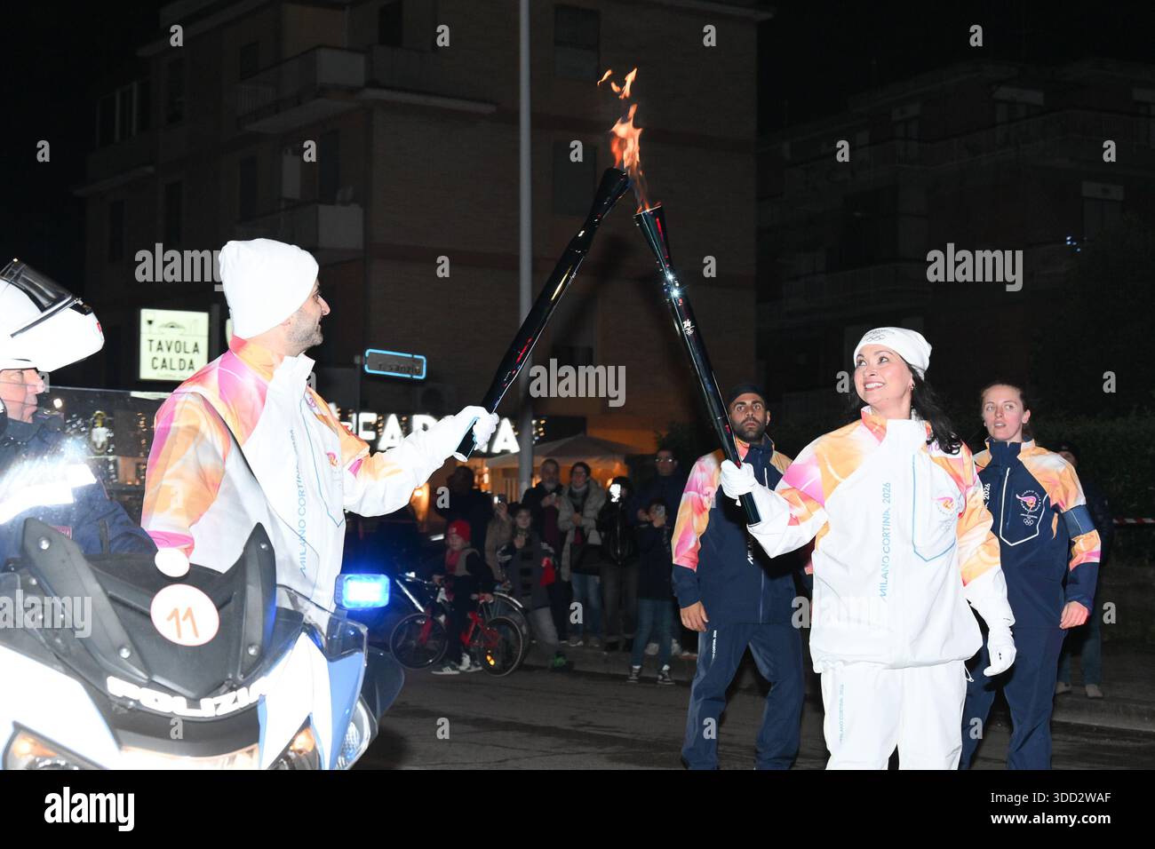 Piazza della Libertà, Latina, Italy - during Journey of the Olympic ...