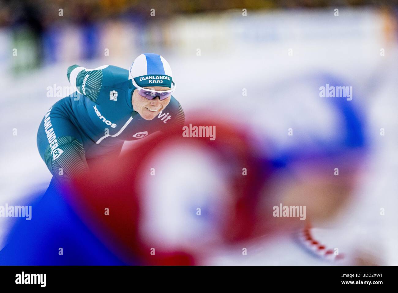 HEERENVEEN - Marijke Groenewoud in action during the women's 3000m on ...