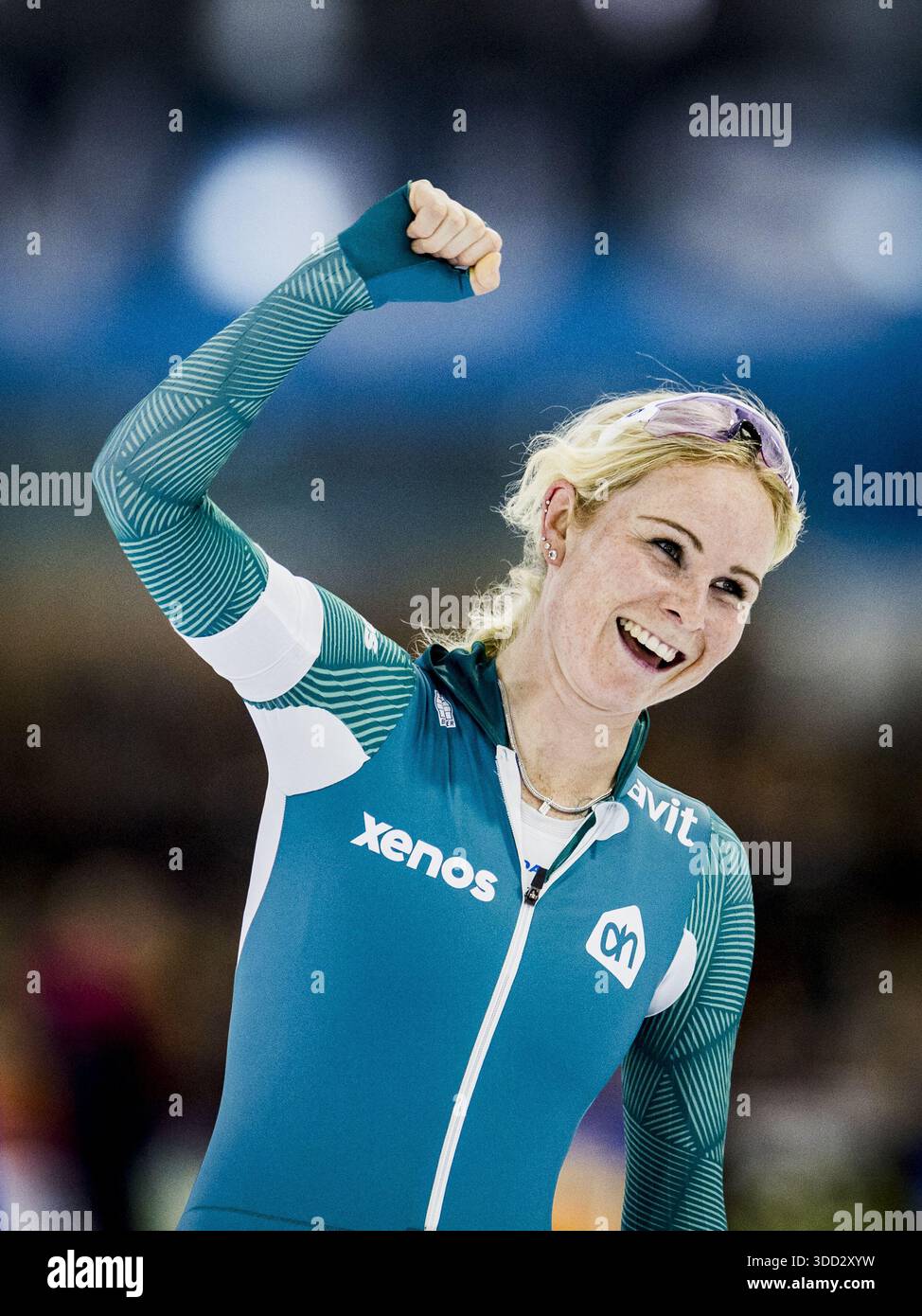 HEERENVEEN - Marijke Groenewoud in action during the women's 3000m on ...