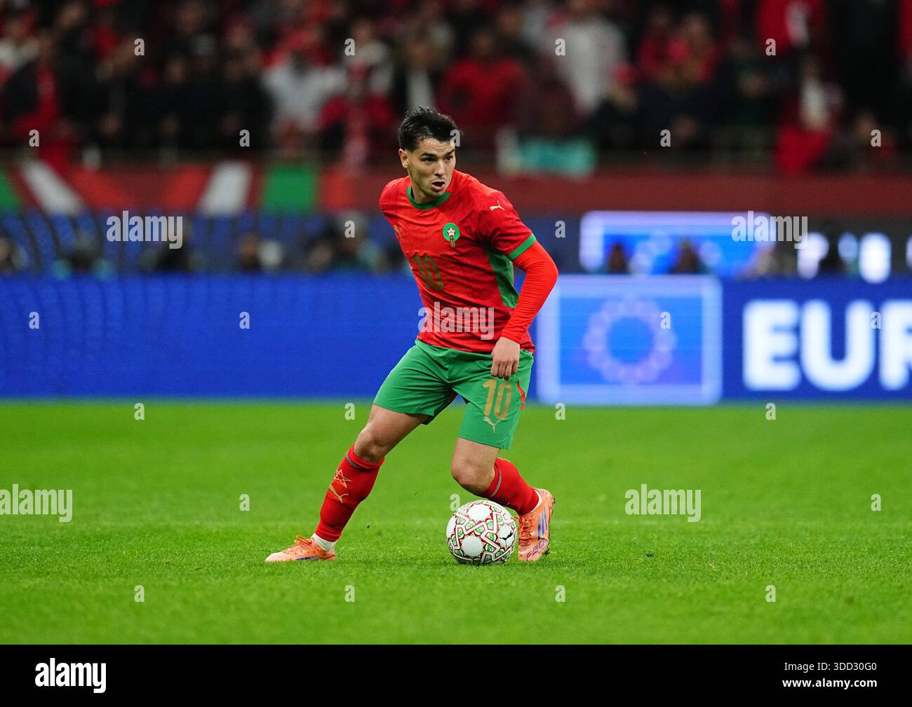 December 26 2025: Brahim Abdelkader Diaz of Morocco controls the ball ...