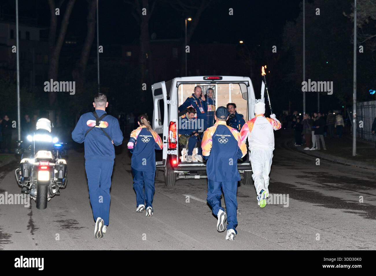 Piazza della Libertà, Latina, Italy - during Journey of the Olympic ...