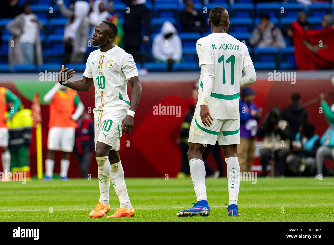 Sadio Mané of Senegal celebrates scoring a goal during the Africa Cup ...