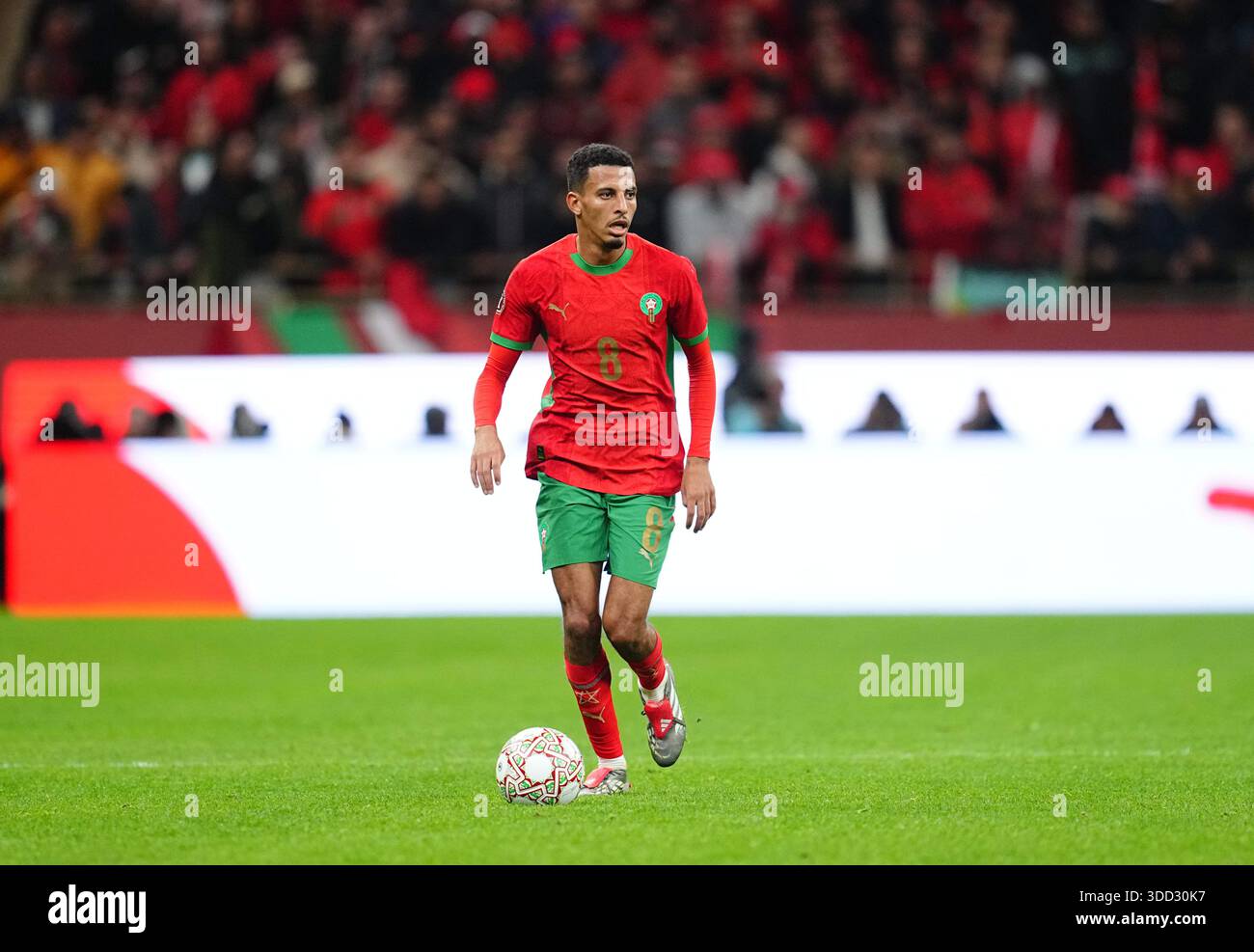 December 26 2025: Azz-Eddine Ounahi of Morocco controls the ball during ...