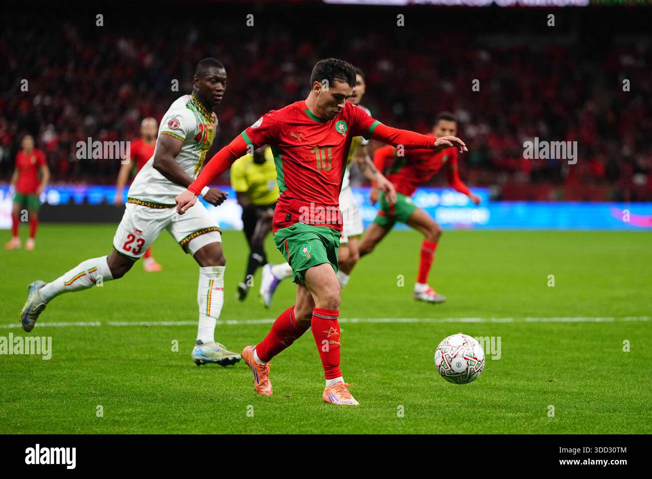 December 26 2025: Brahim Abdelkader Diaz of Morocco shoots on goal ...
