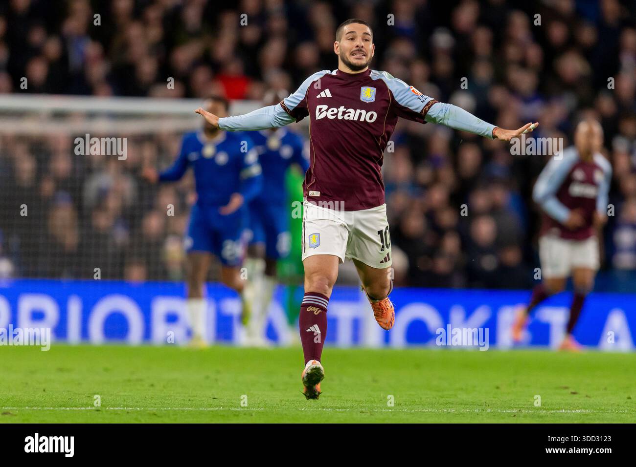 Emi Buendía of Aston Villa during the Premier League match between ...