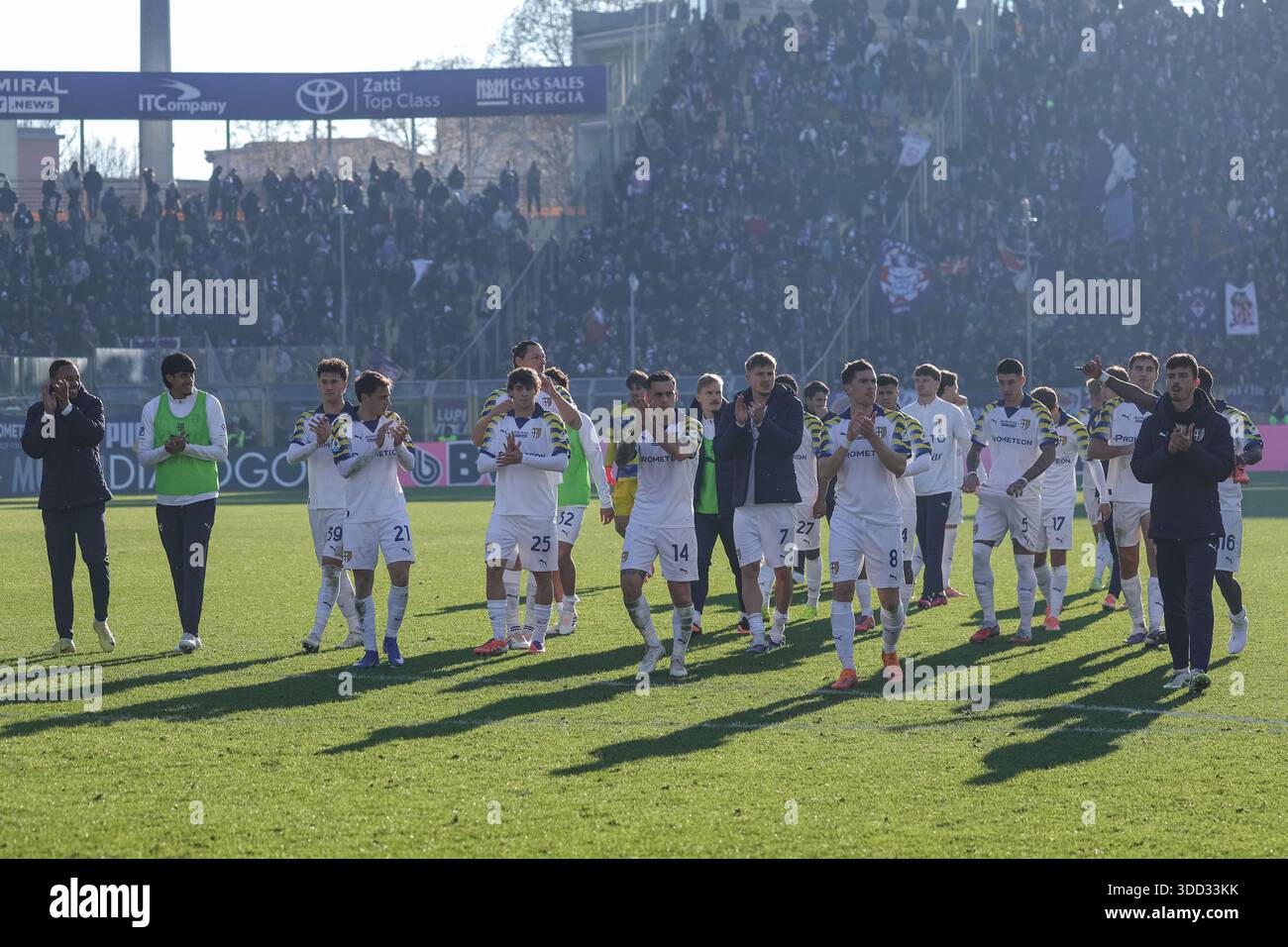 Parma Calcio greets the fans after the match during Parma Calcio vs ACF ...