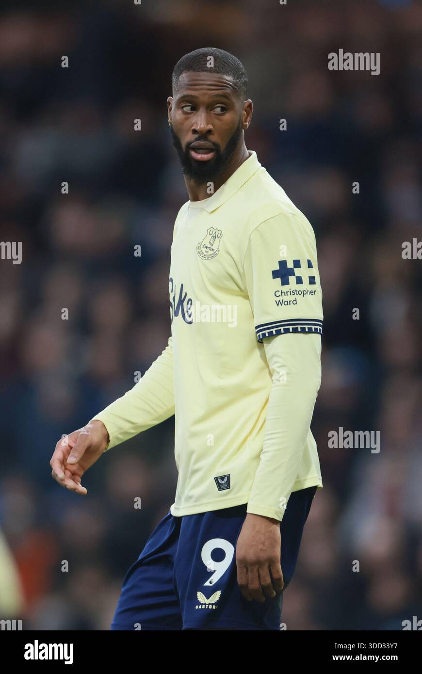Everton's Beto during the Premier League match at Turf Moor, Burnley ...