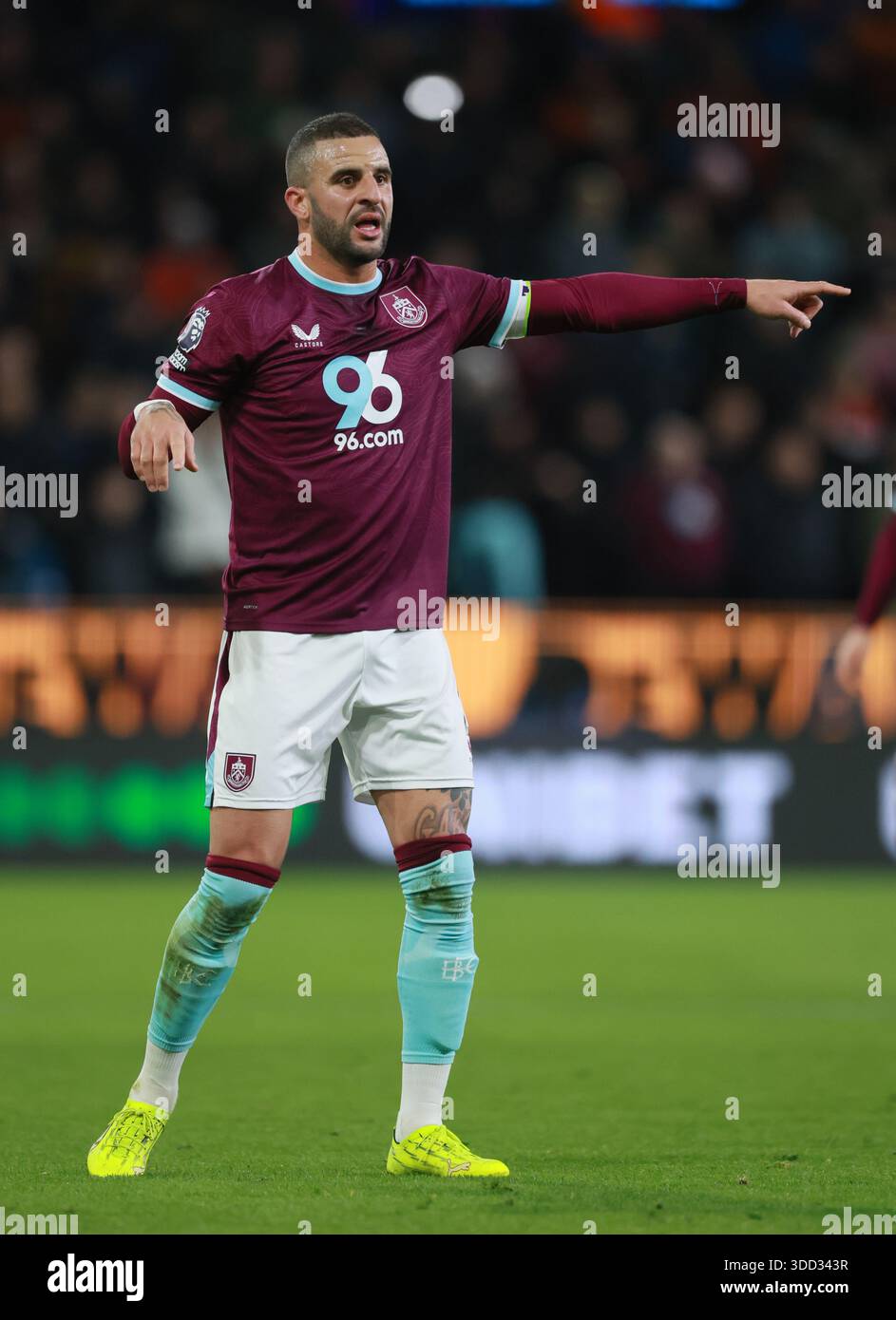 Burnley's Kyle Walker during the Premier League match at Turf Moor ...