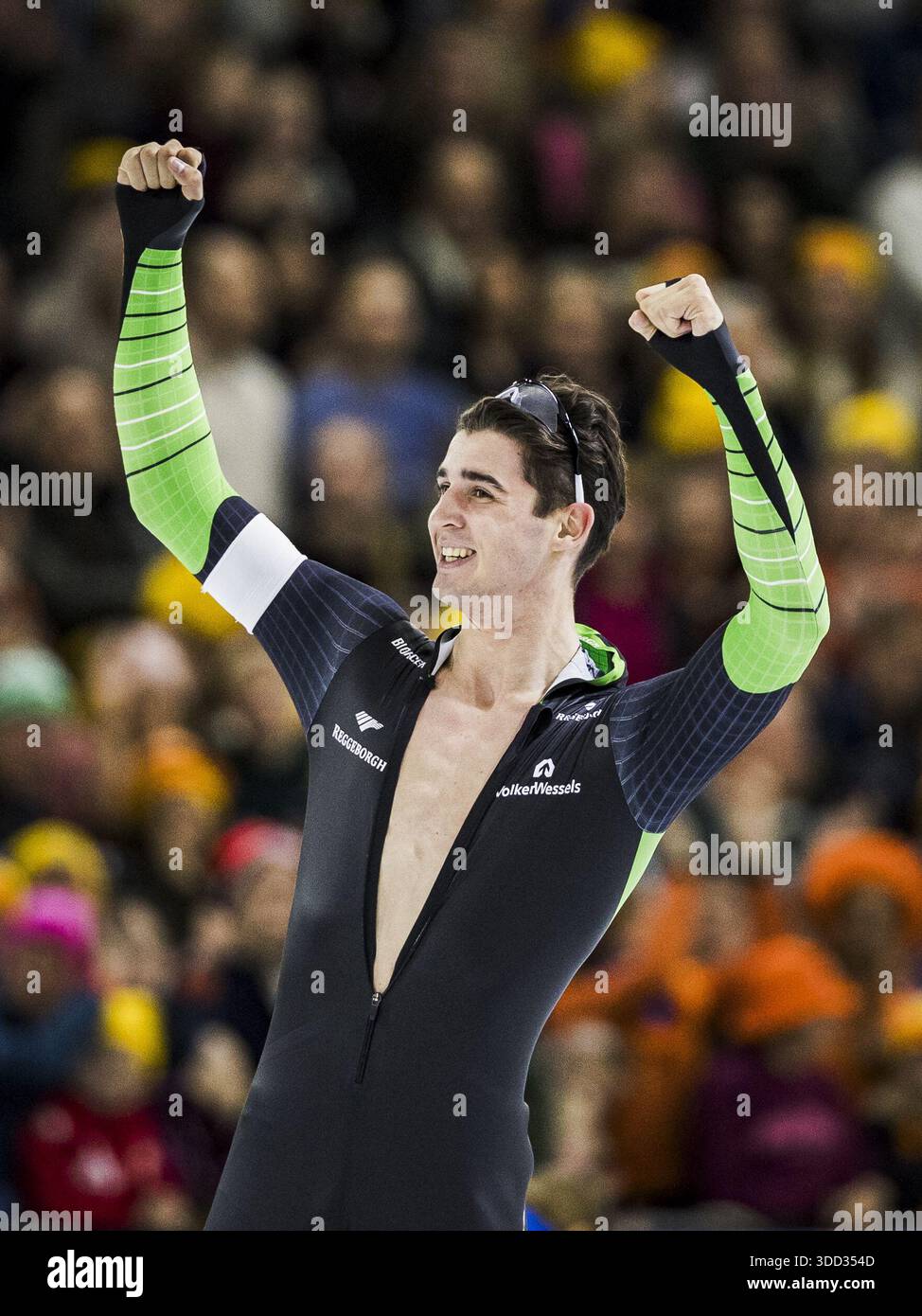 HEERENVEEN - Janno Botman during the men's 500m on the second day of ...
