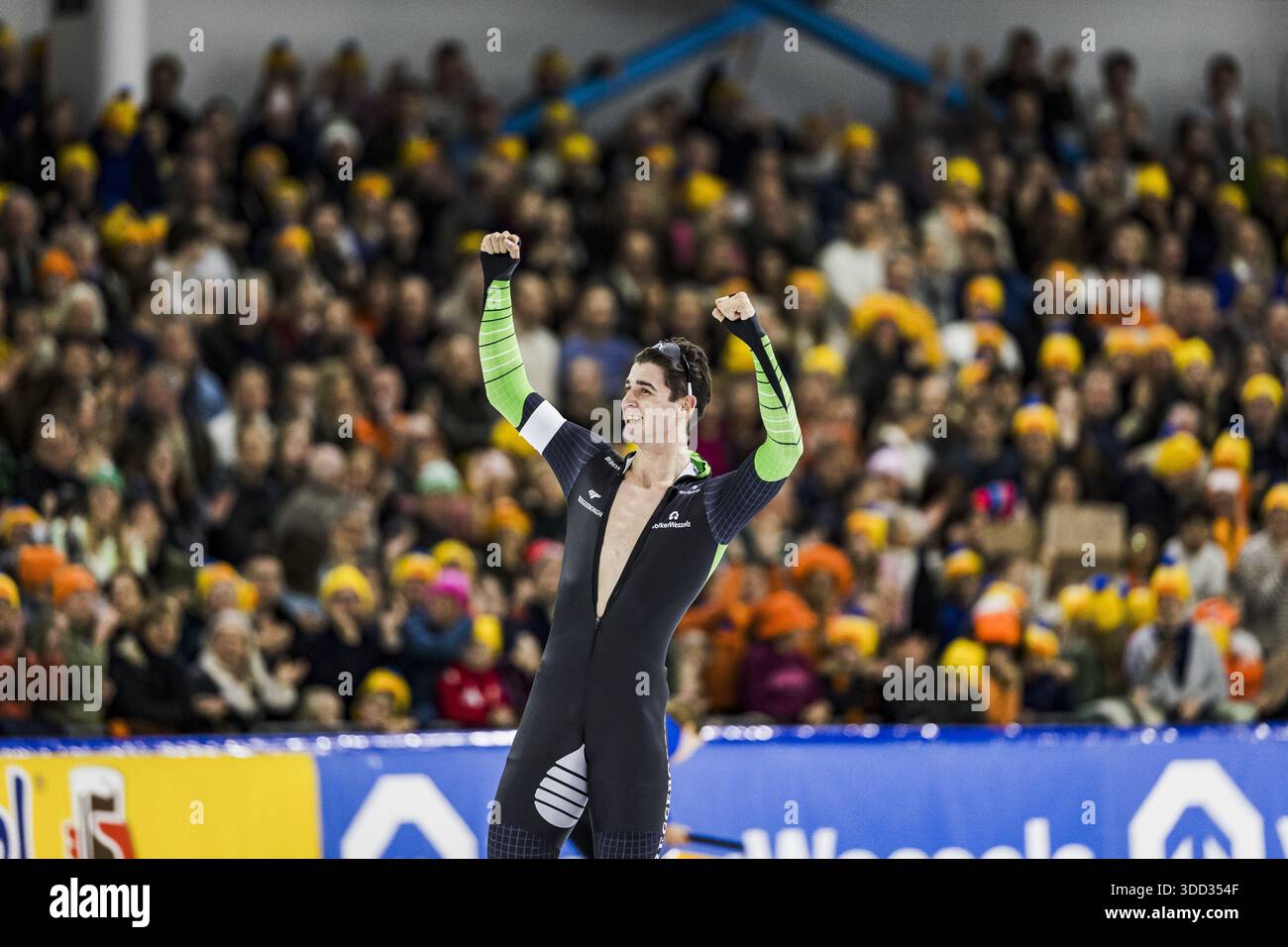 HEERENVEEN - Janno Botman during the men's 500m on the second day of ...