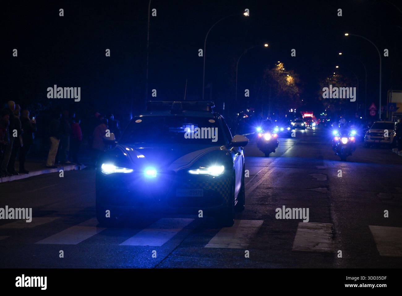 Journey of the Olympic Torch at the Latina City on Dec 26, 2025 in ...