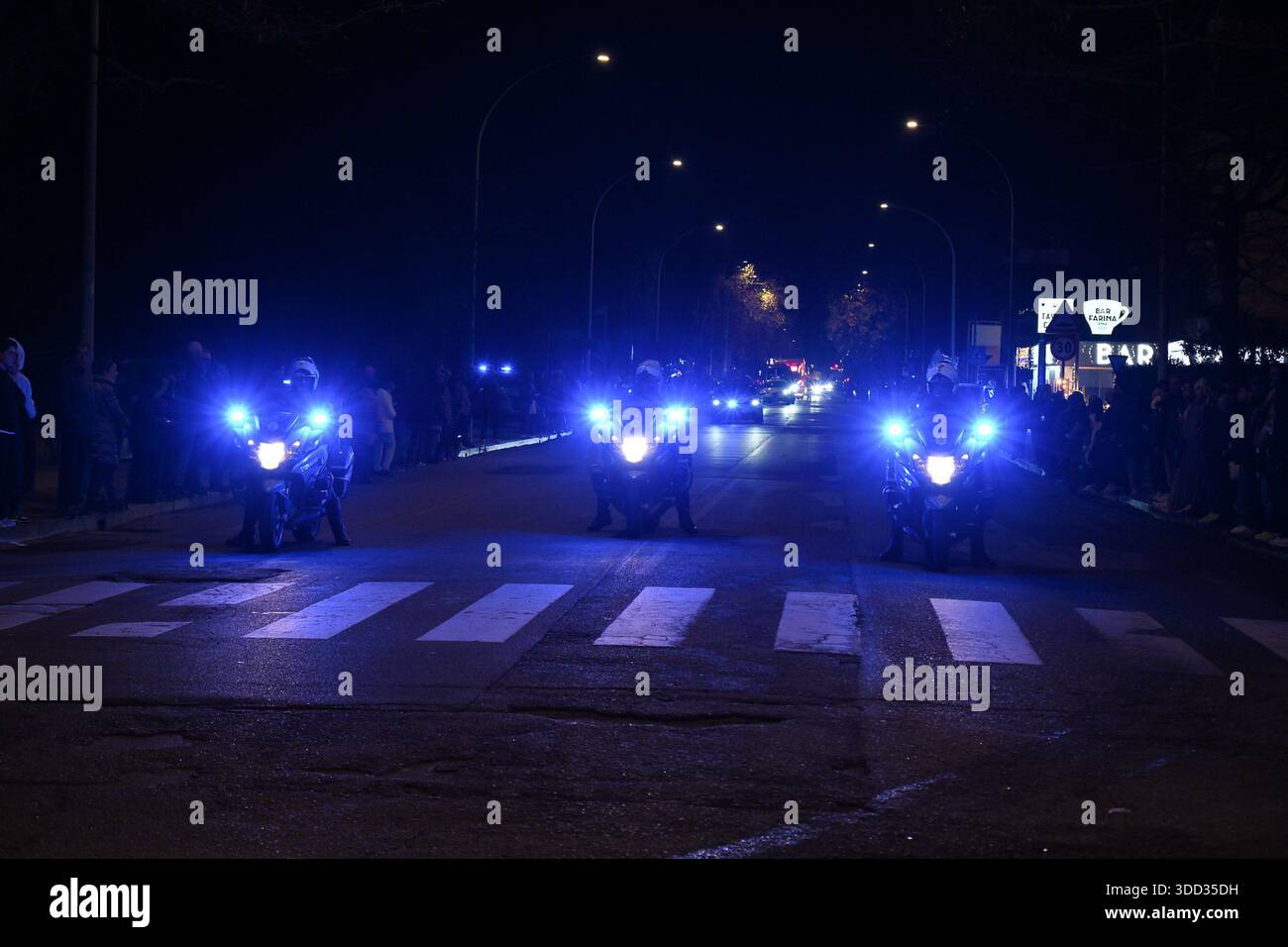 Journey of the Olympic Torch at the Latina City on Dec 26, 2025 in ...