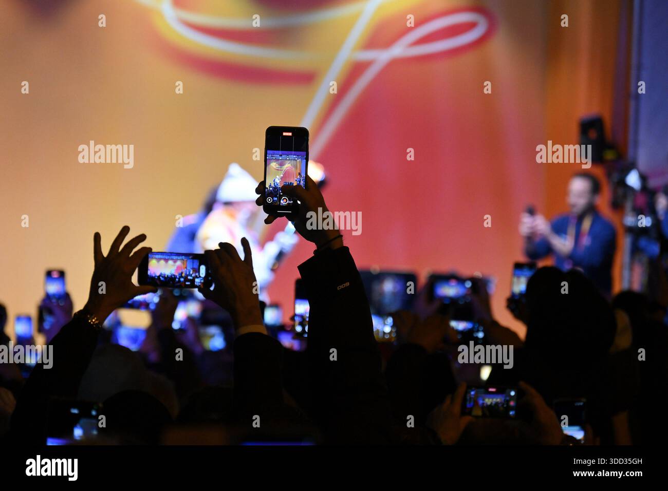 Journey of the Olympic Torch at the Latina City on Dec 26, 2025 in ...