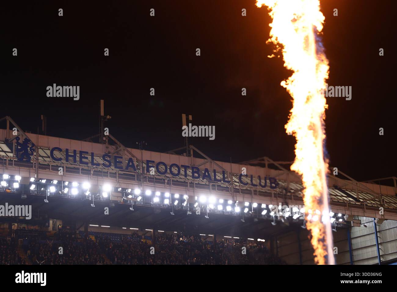 London, England, 27th December 2025. A general view as pyrotechnics are ...