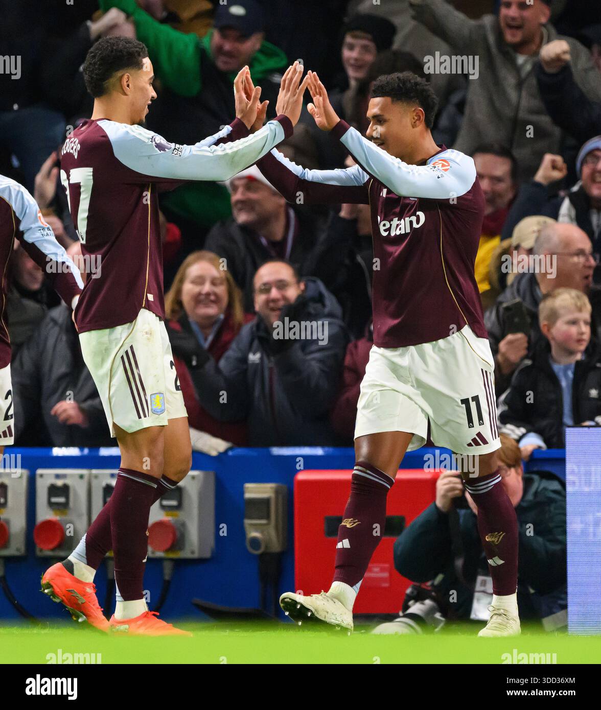 Chelsea v Aston Villa - Premier League - Stamford Bridge. Ollie Watkins ...
