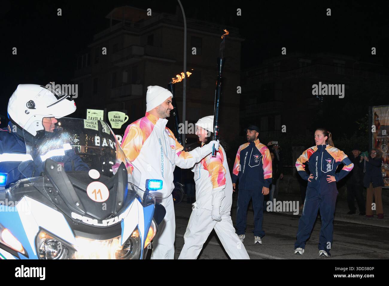 26th Dec 2025, Latina City, Latina, Italy; Journey of the Olympic Torch ...