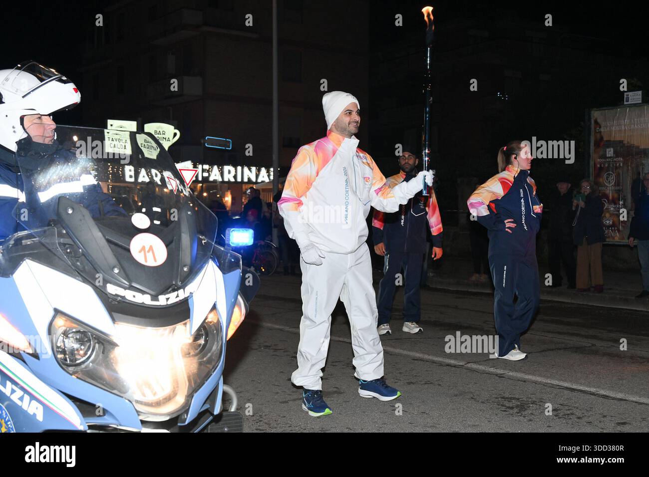 26th Dec 2025, Latina City, Latina, Italy; Journey of the Olympic Torch ...