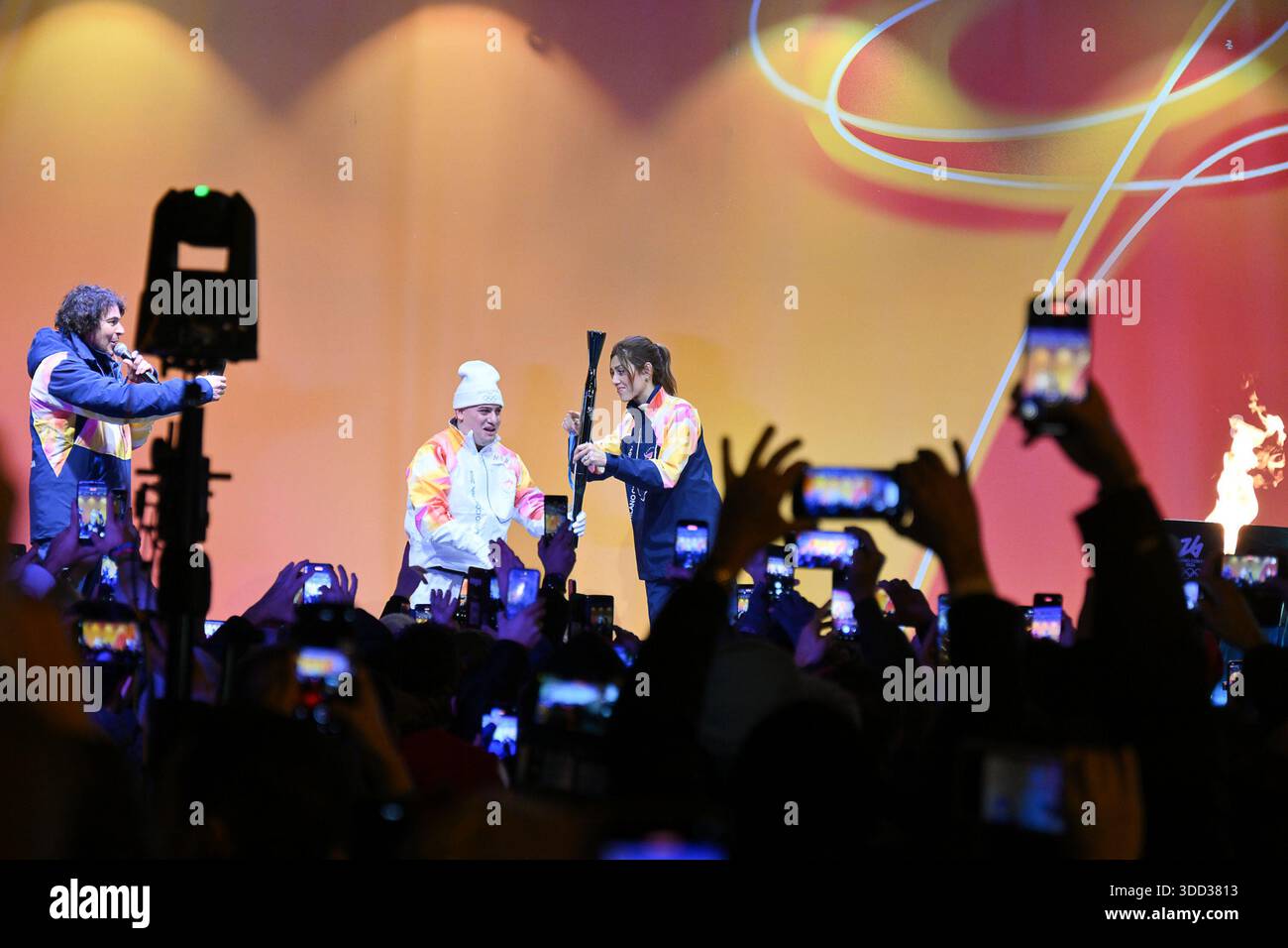 26th Dec 2025, Latina City, Latina, Italy; Journey of the Olympic Torch ...