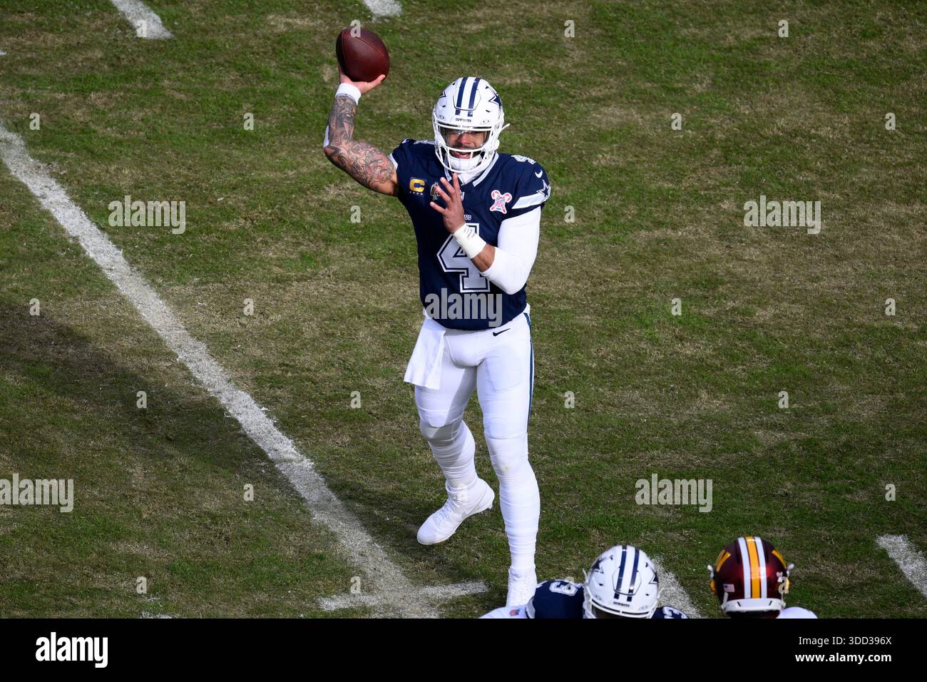 Dallas Cowboys quarterback Dak Prescott (4) in action during the first ...