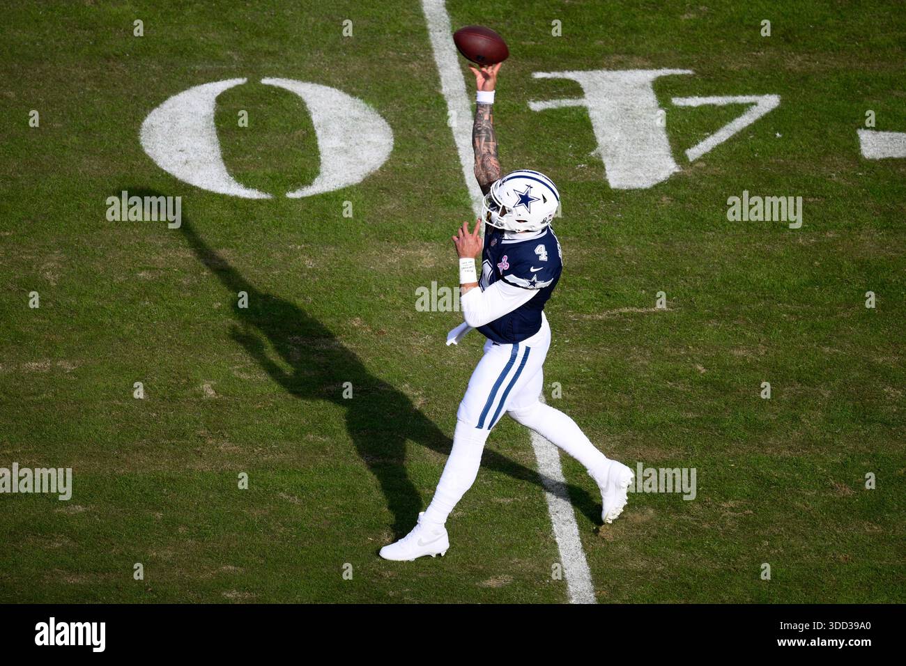Dallas Cowboys quarterback Dak Prescott (4) in action during the first ...