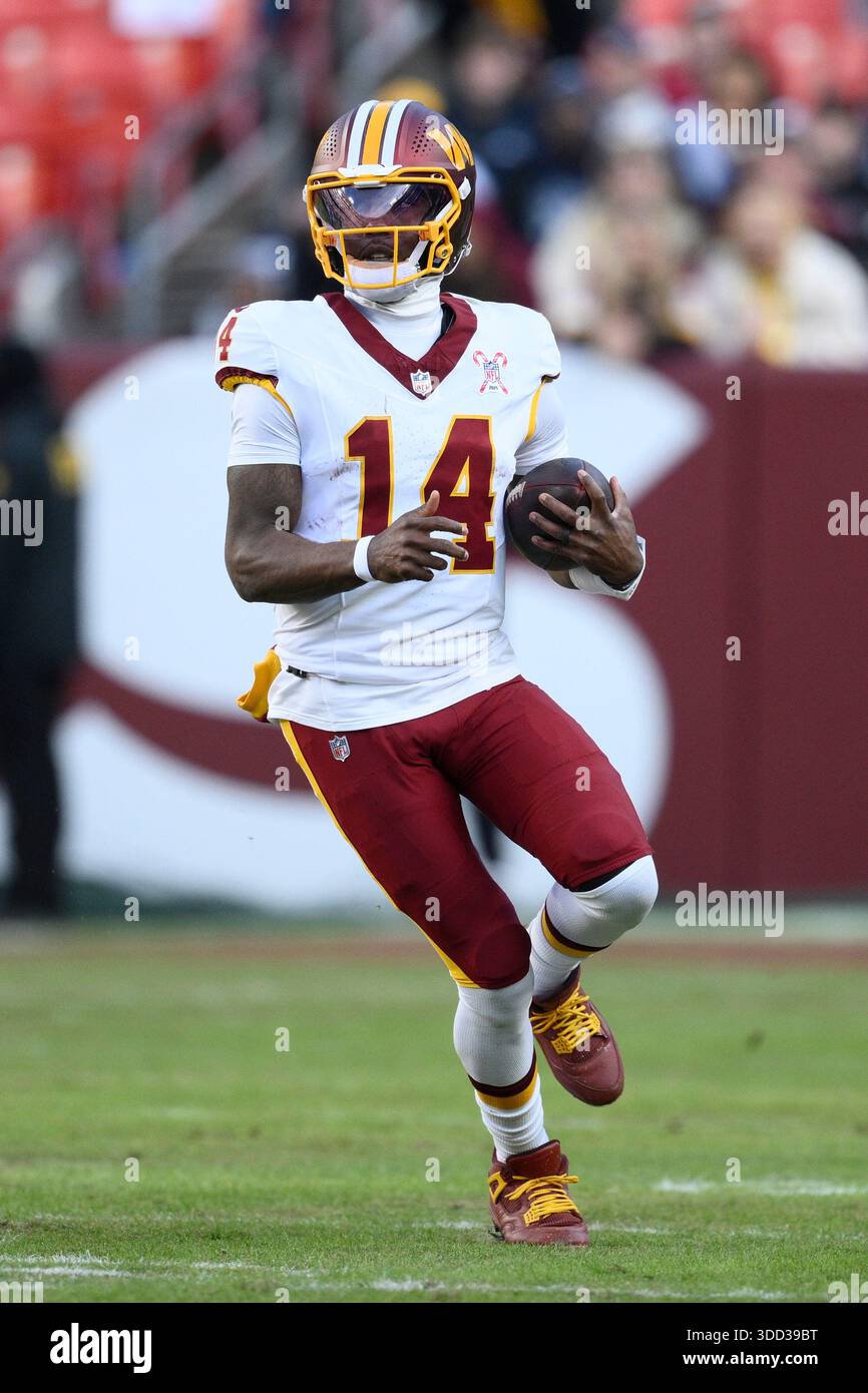 Washington Commanders quarterback Josh Johnson (14) in action during ...