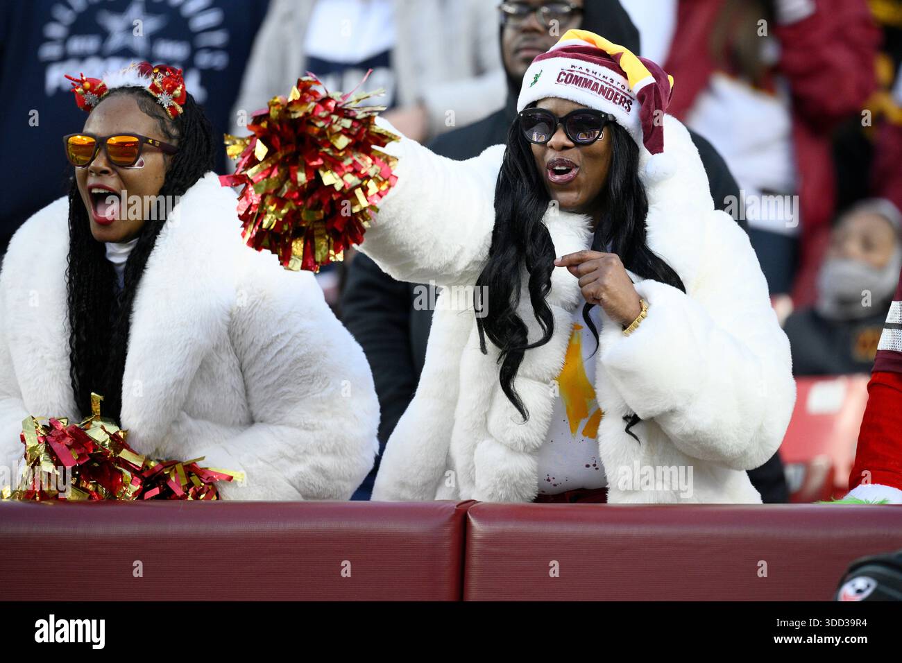 Fans during the second half of an NFL football game between the ...