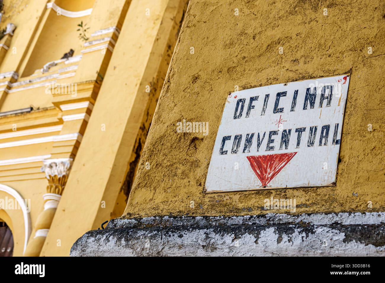 Convento de san gabriel metal sign hi-res stock photography and images ...