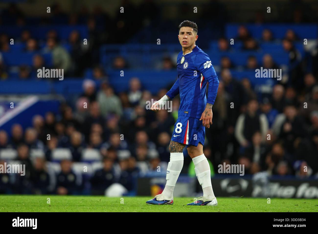 LONDON, UK - 27th Dec 2025: Enzo Fernandez of Chelsea during the ...