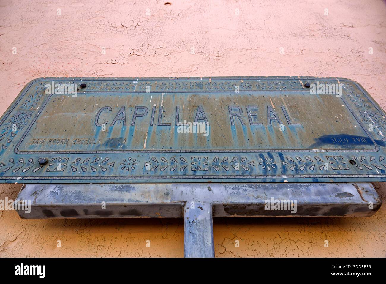 Convento de san gabriel metal sign hi-res stock photography and images ...
