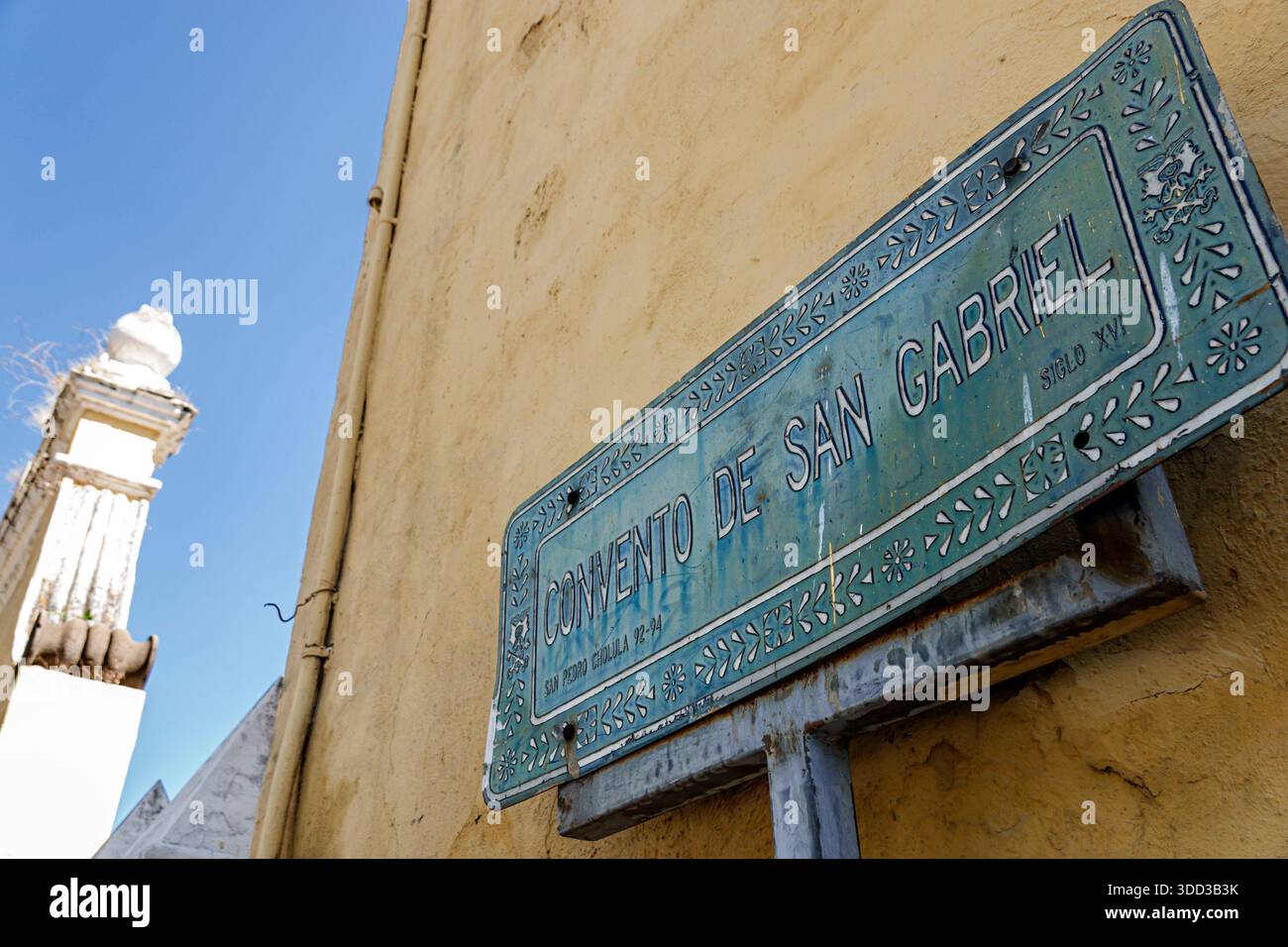 Convento de san gabriel metal sign hi-res stock photography and images ...