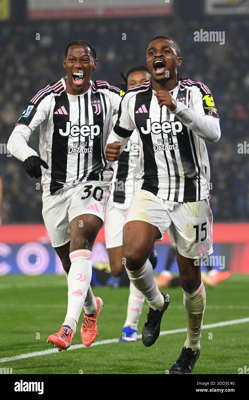 Pierre Kalulu (Juventus Fc) celebrating his goal during Pisa SC vs ...