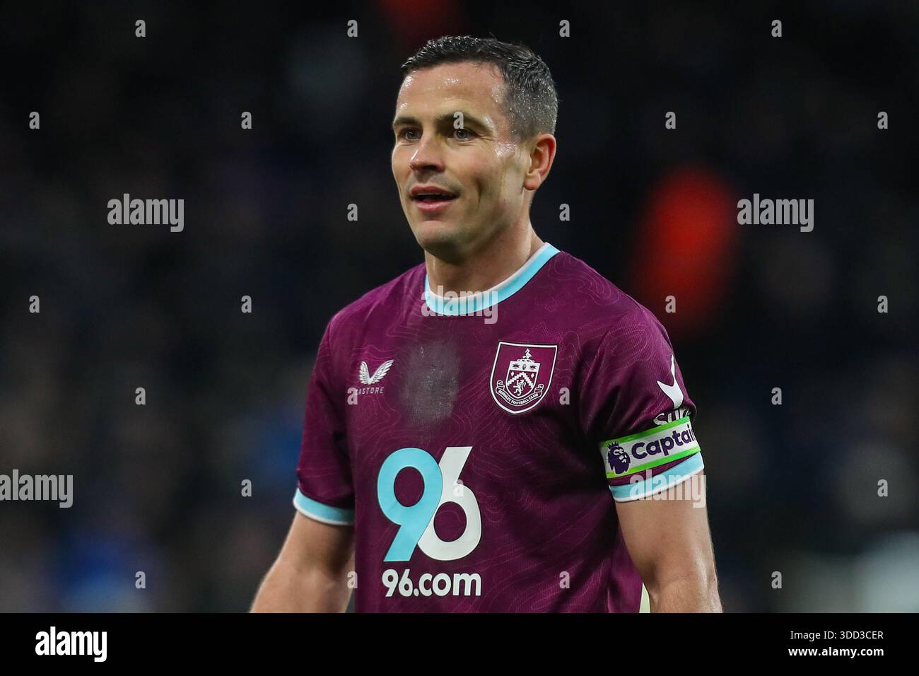 Josh Cullen Of Burley during the Burnley v Everton Premier League match ...