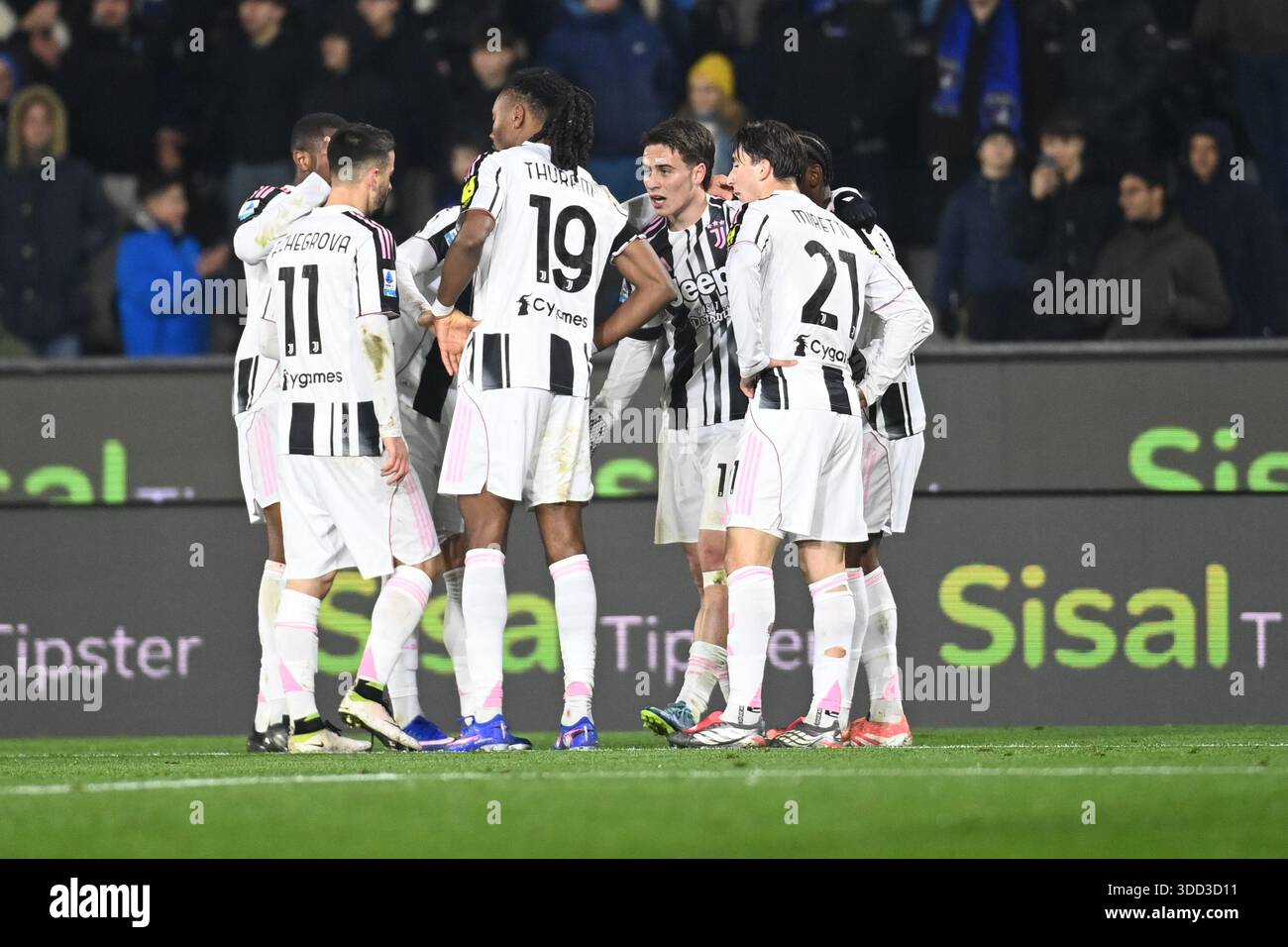 kenan Yildiz (Juventus Fc) celebrated by his teamamate after his goal ...