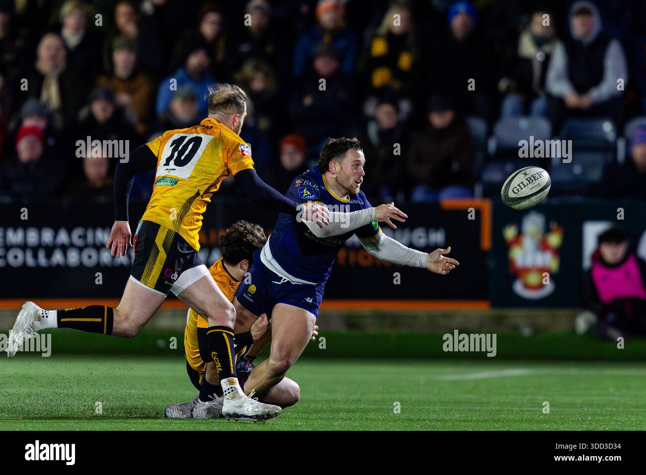 Worcester, England, UK, 27 December 2025. Tom Seabrook of Worcester ...