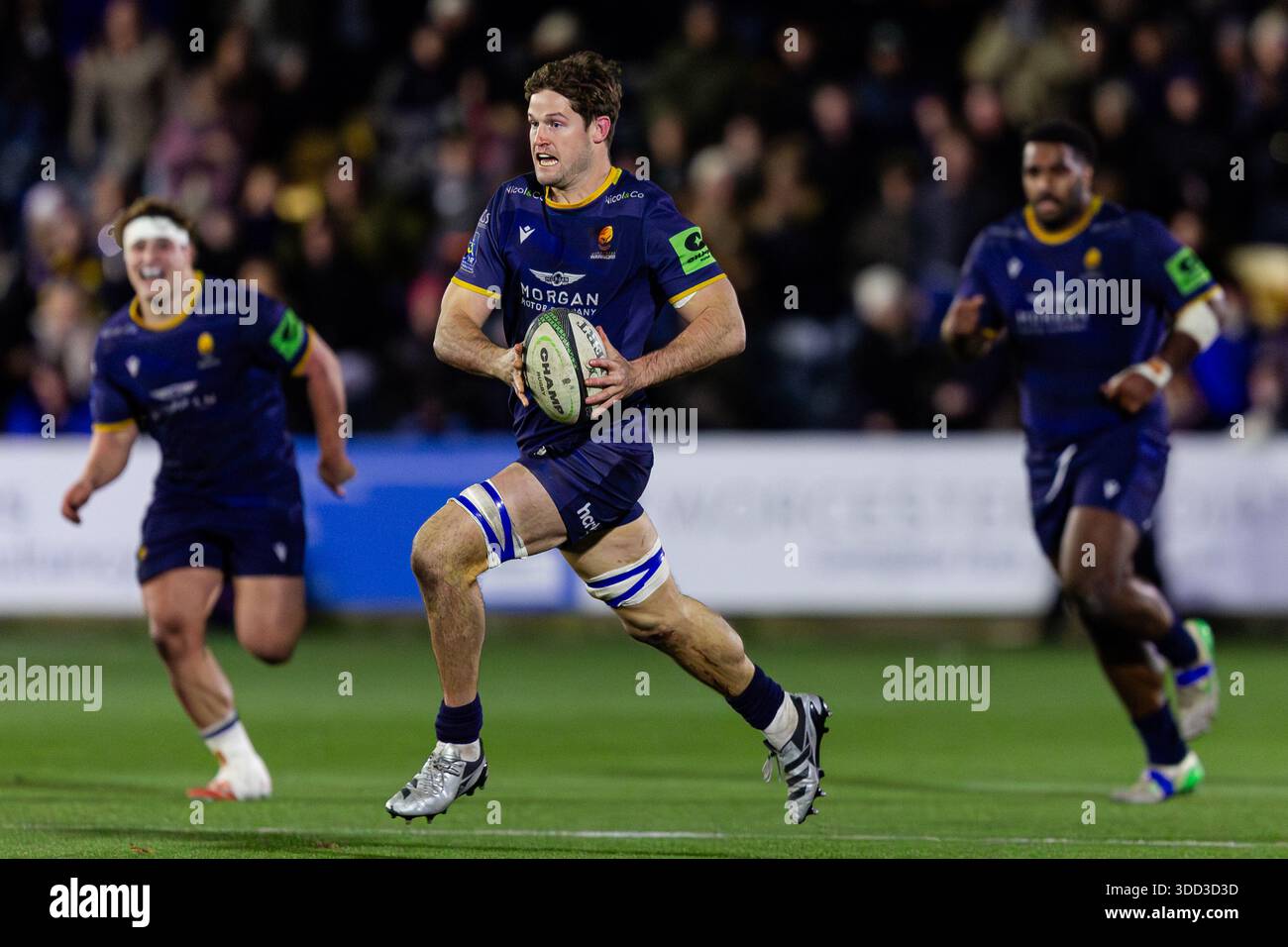 Worcester, England, UK, 27 December 2025. Tim Anstee of Worcester ...