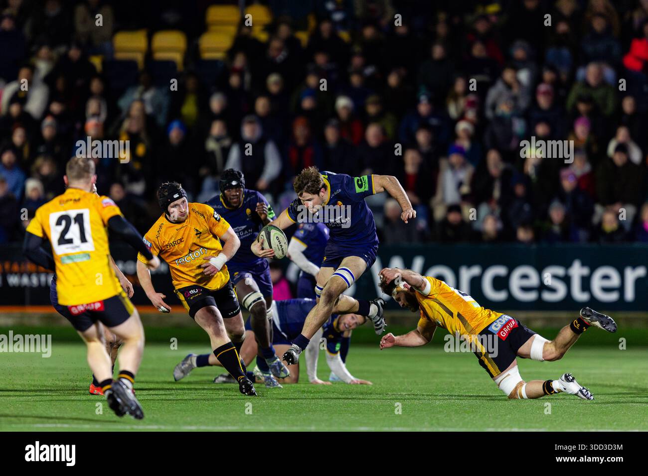 Worcester, England, UK, 27 December 2025. Tim Anstee of Worcester ...