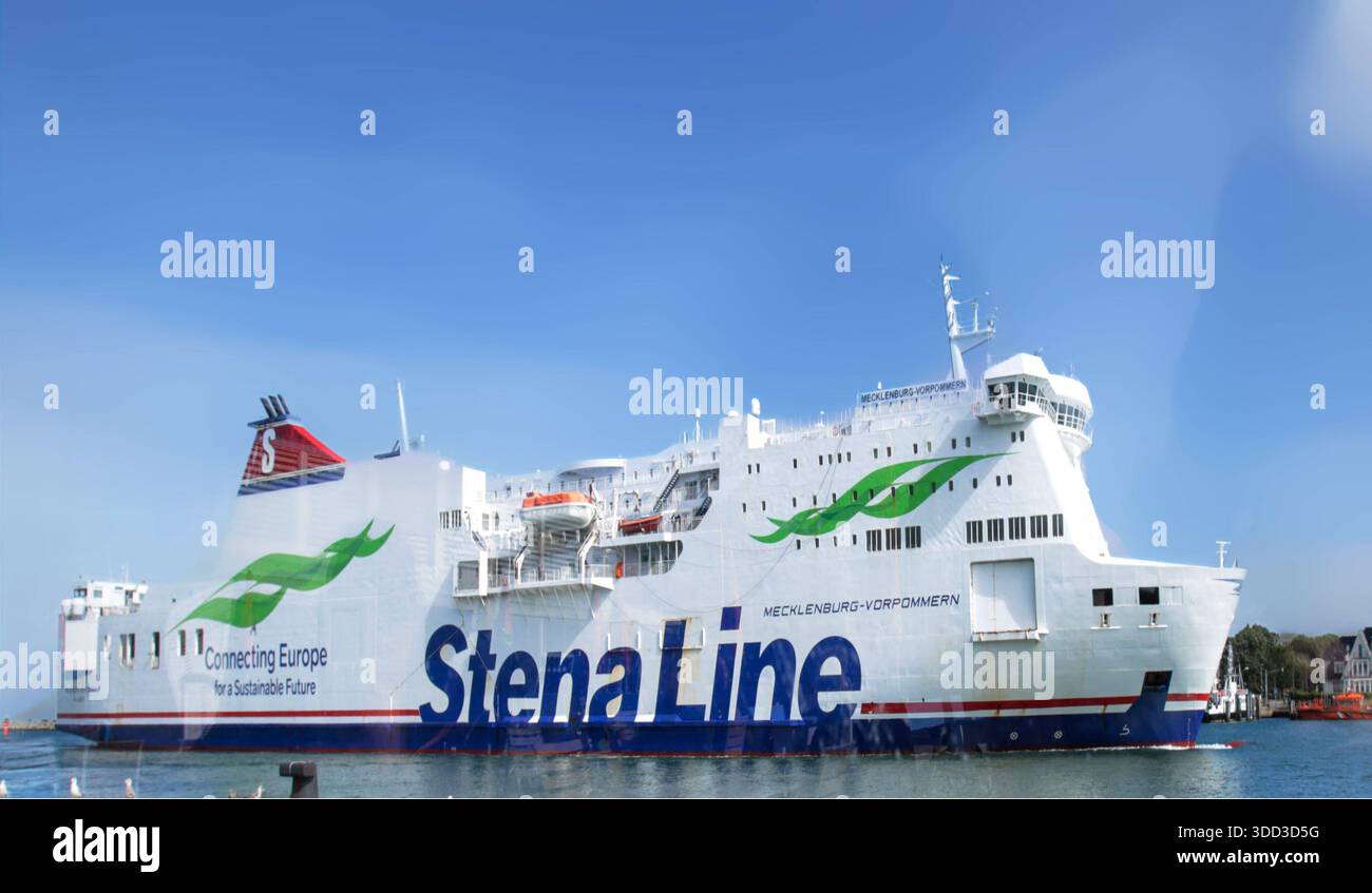 Stena Line Mecklenburg-Vorpommern Schiffslinie - gesehen am 17.09.2025 ...
