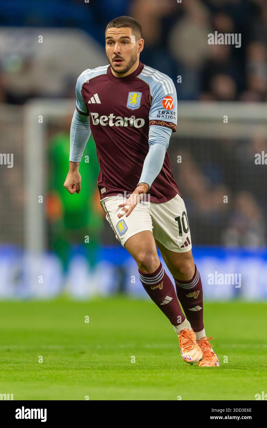 Emi Buendía of Aston Villa during the Premier League match between ...