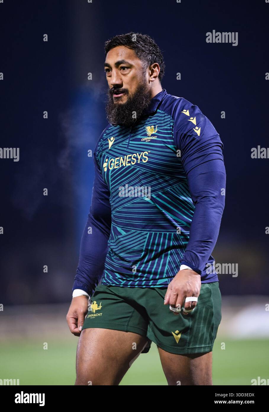 Galway, Ireland. 27th December, 2025. Connacht's Bundee Aki prior to ...